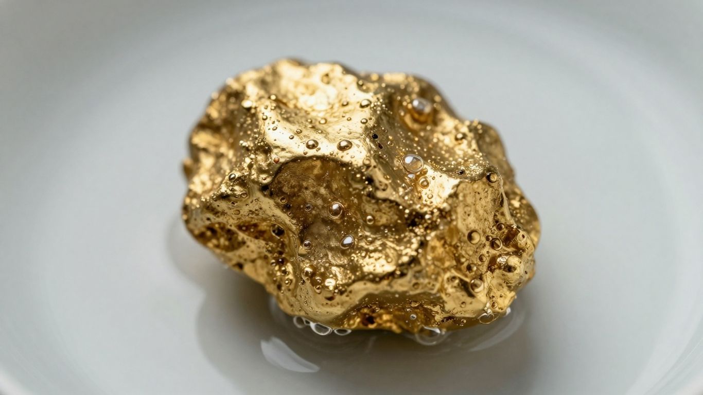 Analýza hustoty zlata: metoda a výpočet.