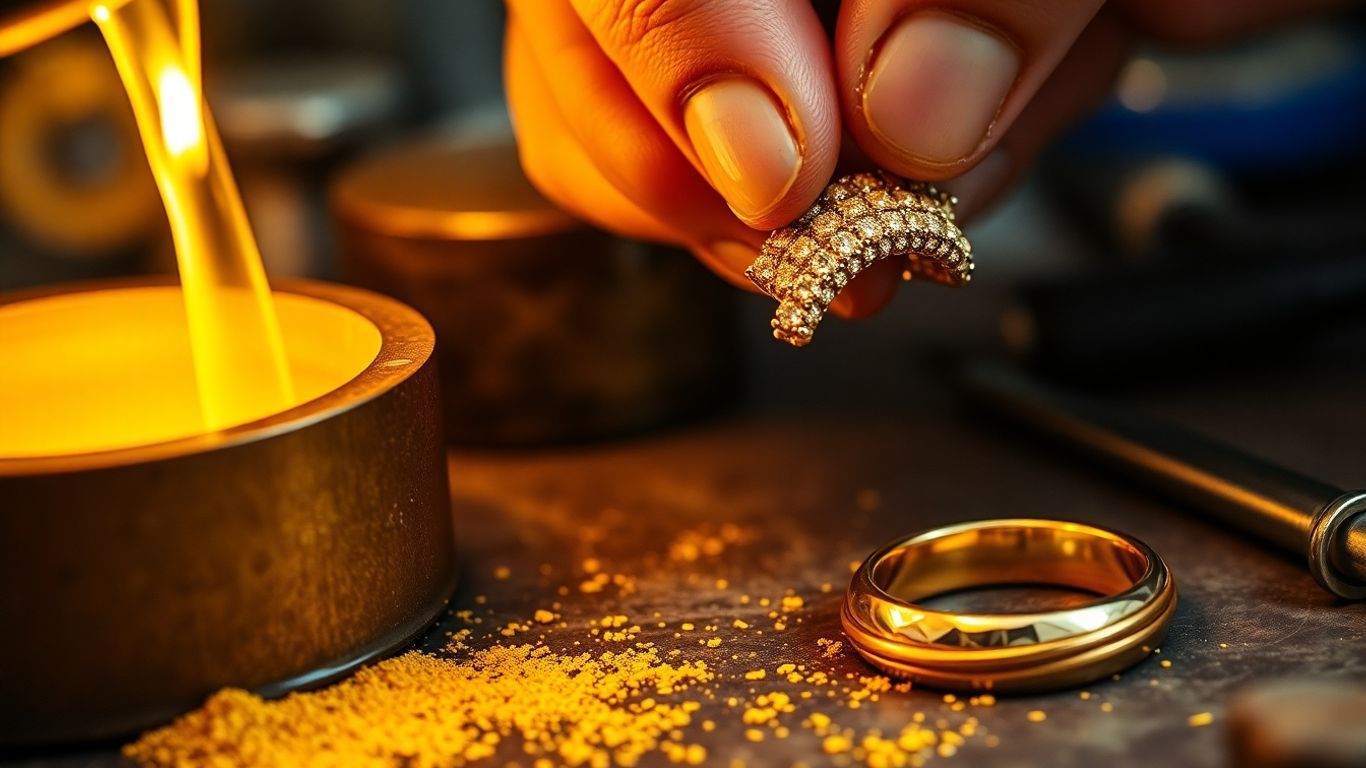 Hoe maak je zelf een gouden sieraad?