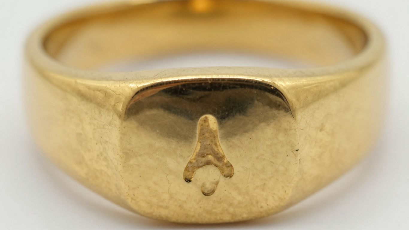 ¿El oro de 18 quilates siempre lleva sello?