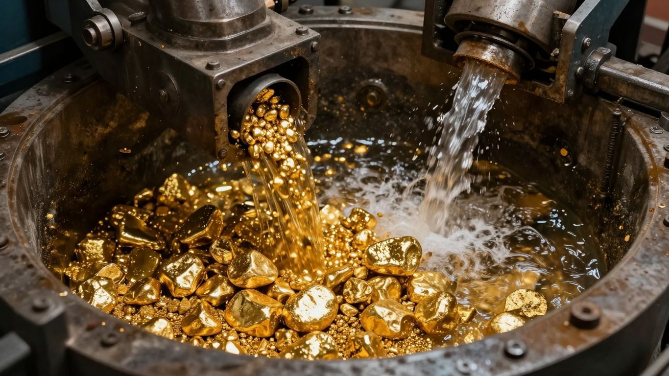 How do innovations in gold mining affect the market?