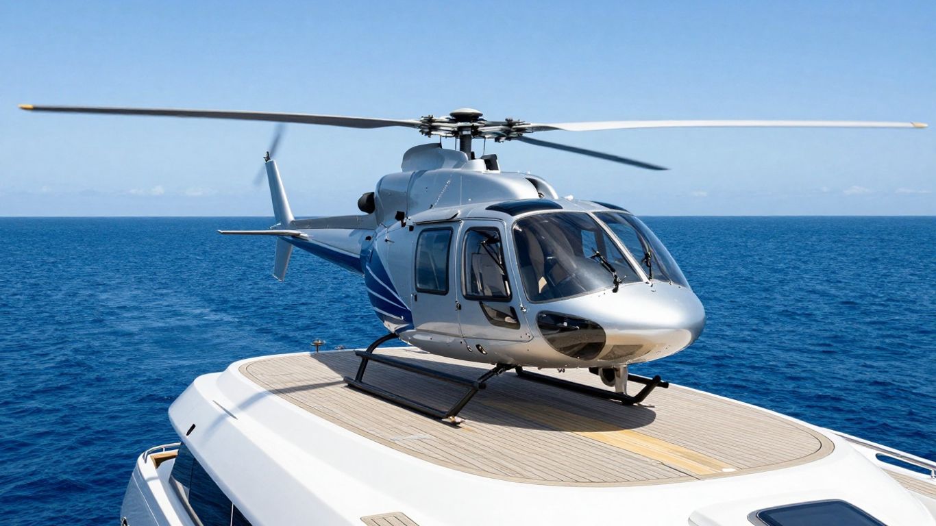 Yacht-Based Heli Ops with Touch-and-Go Pads and Permits