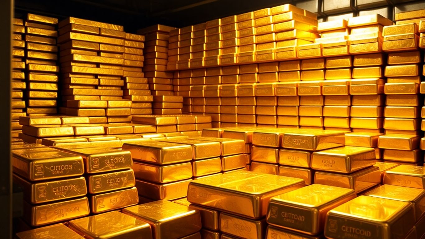 Waar bevinden zich de grootste goudreserves ter wereld?