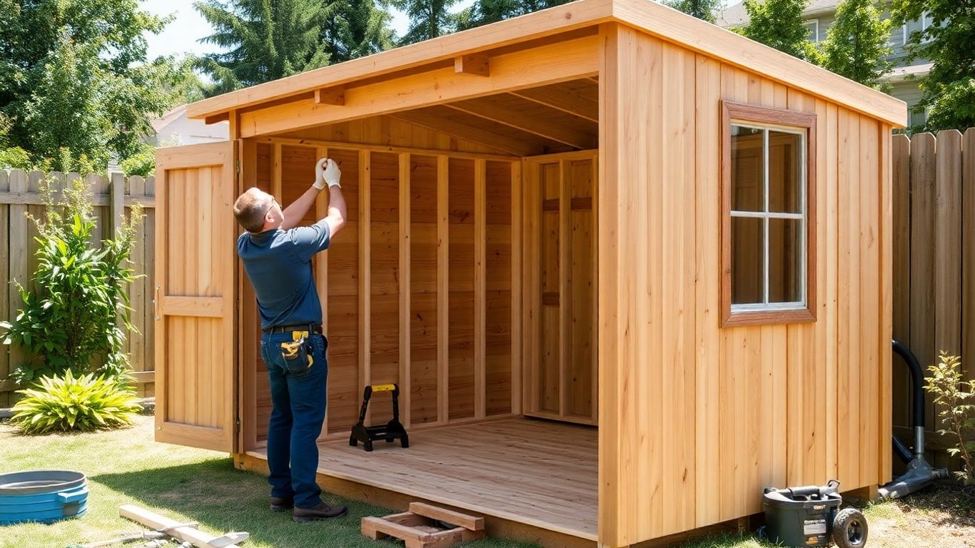 The Benefits of Hiring Professionals for Shed Installation - Morgan Buildings