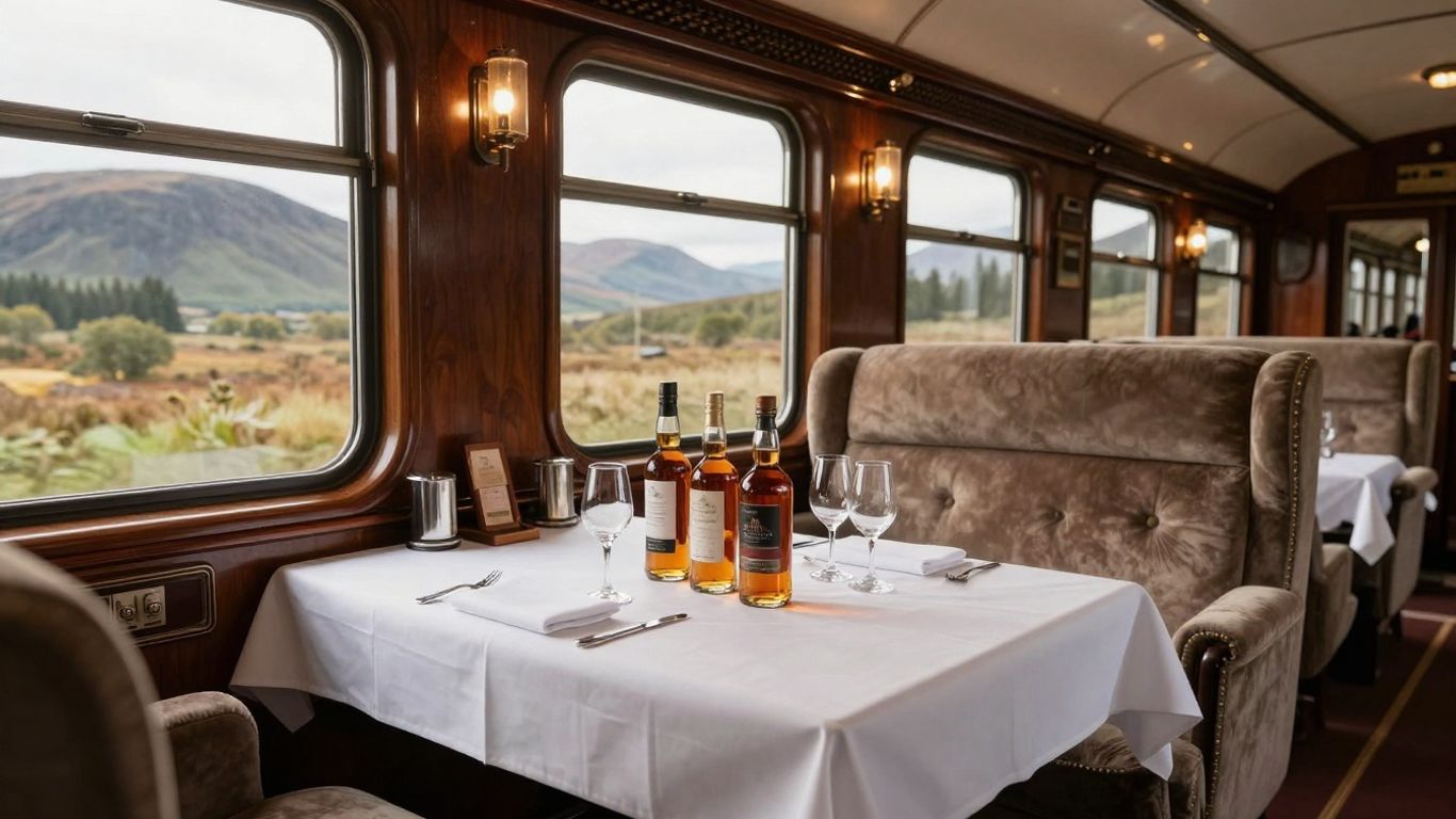 Belmond Royal Scotsman with Spa Car and Whisky Tastings