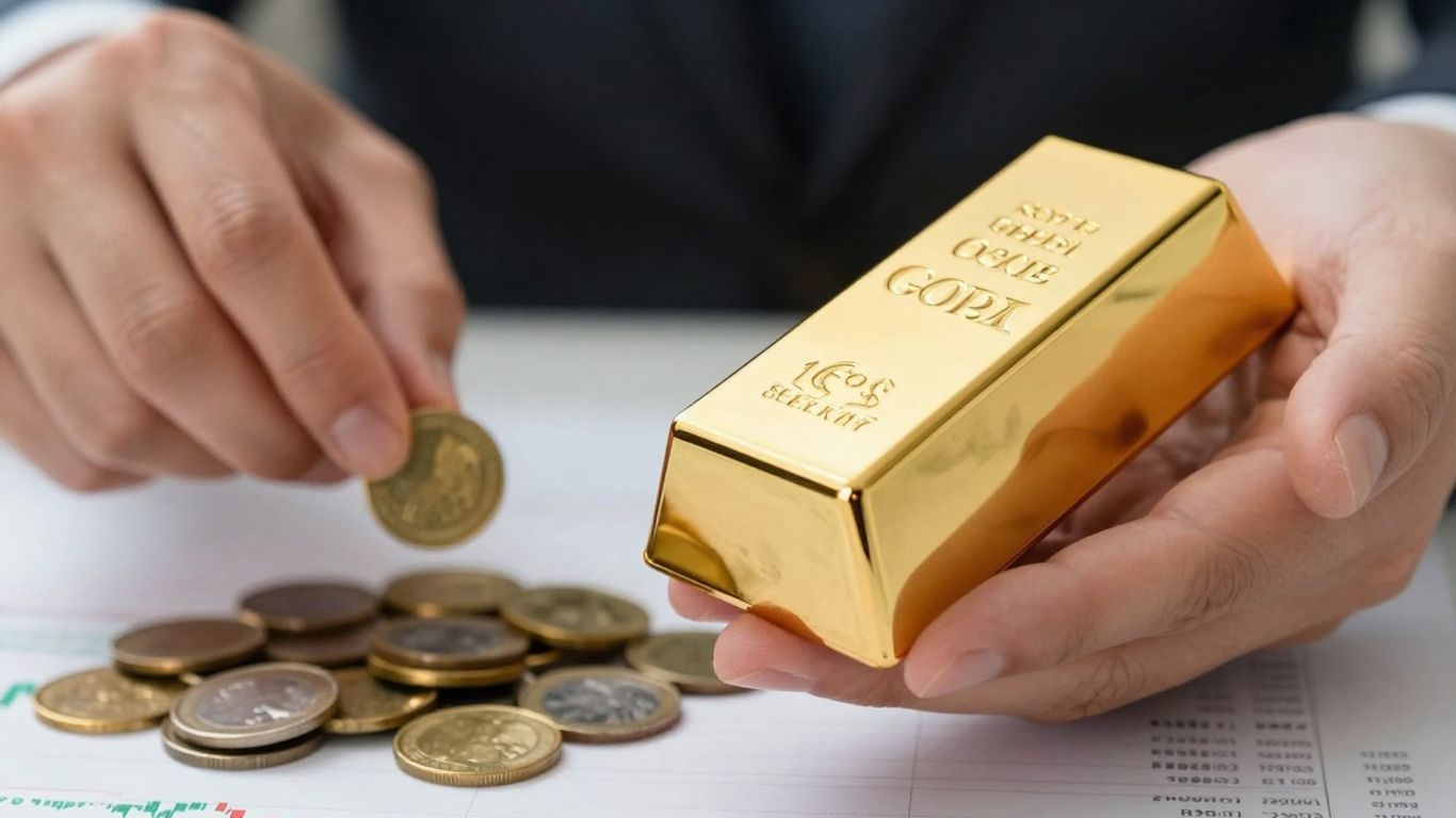 Oro de inversión y comisiones por transacción de compra y venta