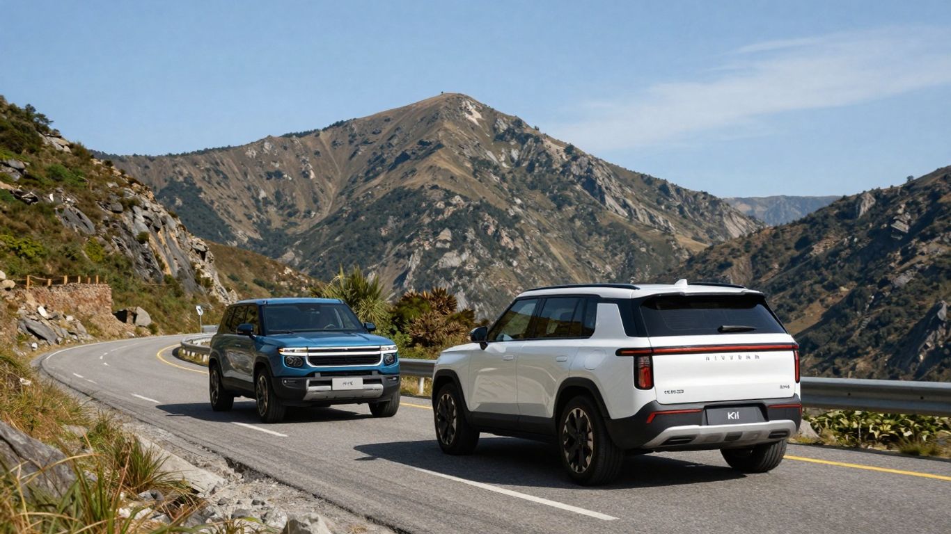 2025 Rivian R1S vs. Kia EV9: The Ultimate Electric 3-Row SUV ...