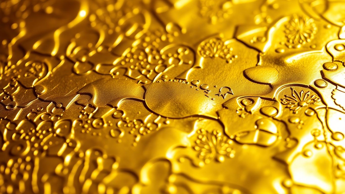 How to create unique textures on gold surfaces?