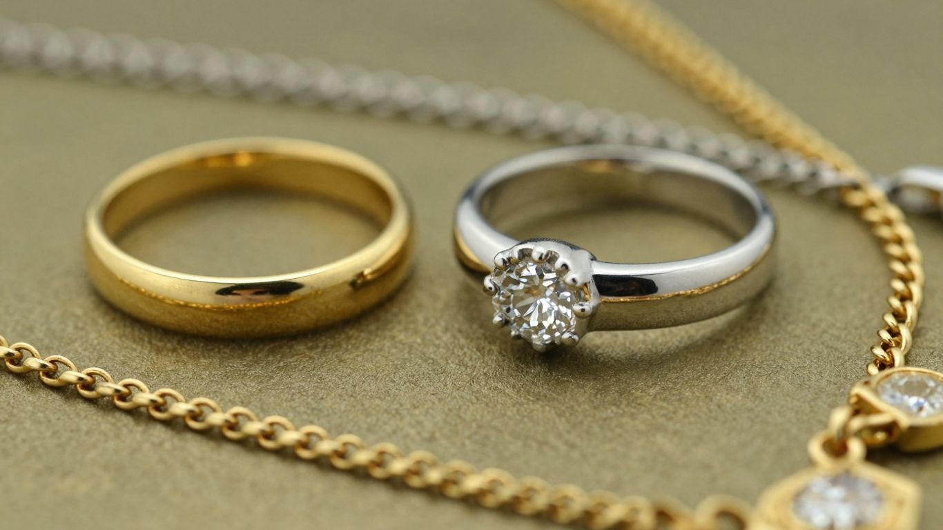 L'or blanc a-t-il la même pureté que l'or jaune